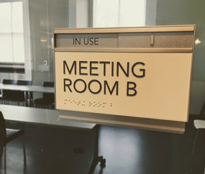 Conference Room Signs in Alpharetta, GA | Custom Conference Room Slider ...